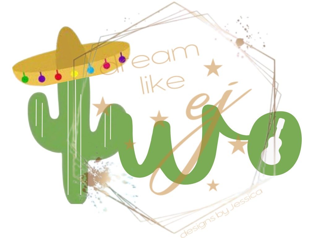 Taco Two-day Digital File 2nd Birthday Two - Etsy