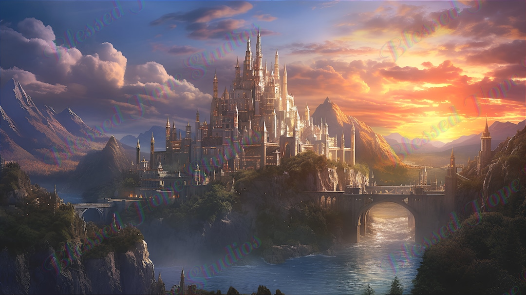 Narnia - Narnia Poster - Digital Print - the Castle of Car Paravel ...