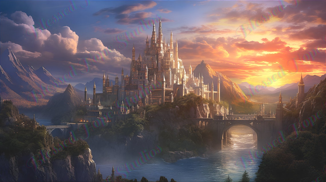 Narnia - Narnia Poster - Digital Print - the Castle of Car Paravel - Etsy