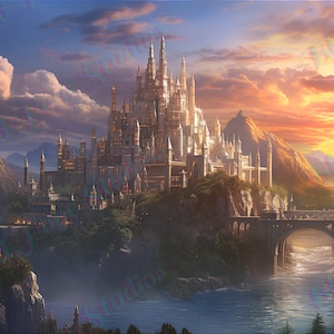 Narnia - Narnia Poster - Digital Print - the Castle of Car Paravel - Etsy