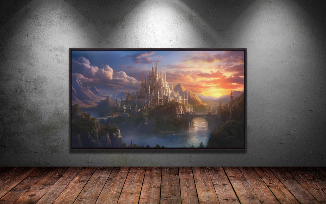 Narnia - Narnia Poster - Digital Print - the Castle of Car Paravel - Etsy