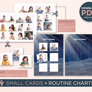 Editable Kids Emotions Cards, Daily Routine Flashcards, Daily Rhythm ...