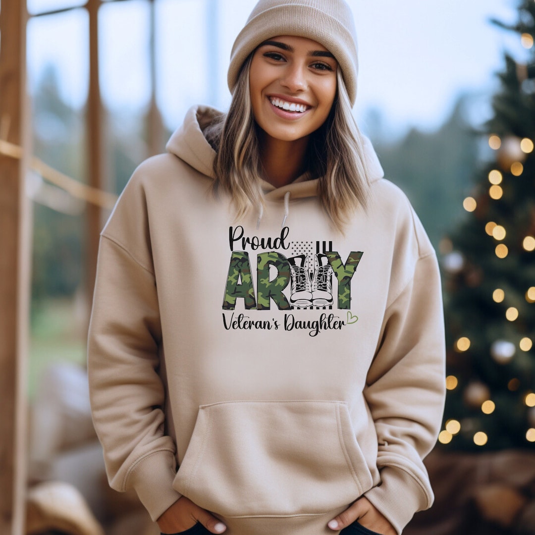 Personalized Army Sweatshirt, Army Family Hoodie, Custom Veteran's ...
