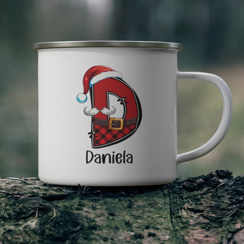 Personalized Christmas Mug, Custom Coffee Mug, Monogrammed Christmas ...