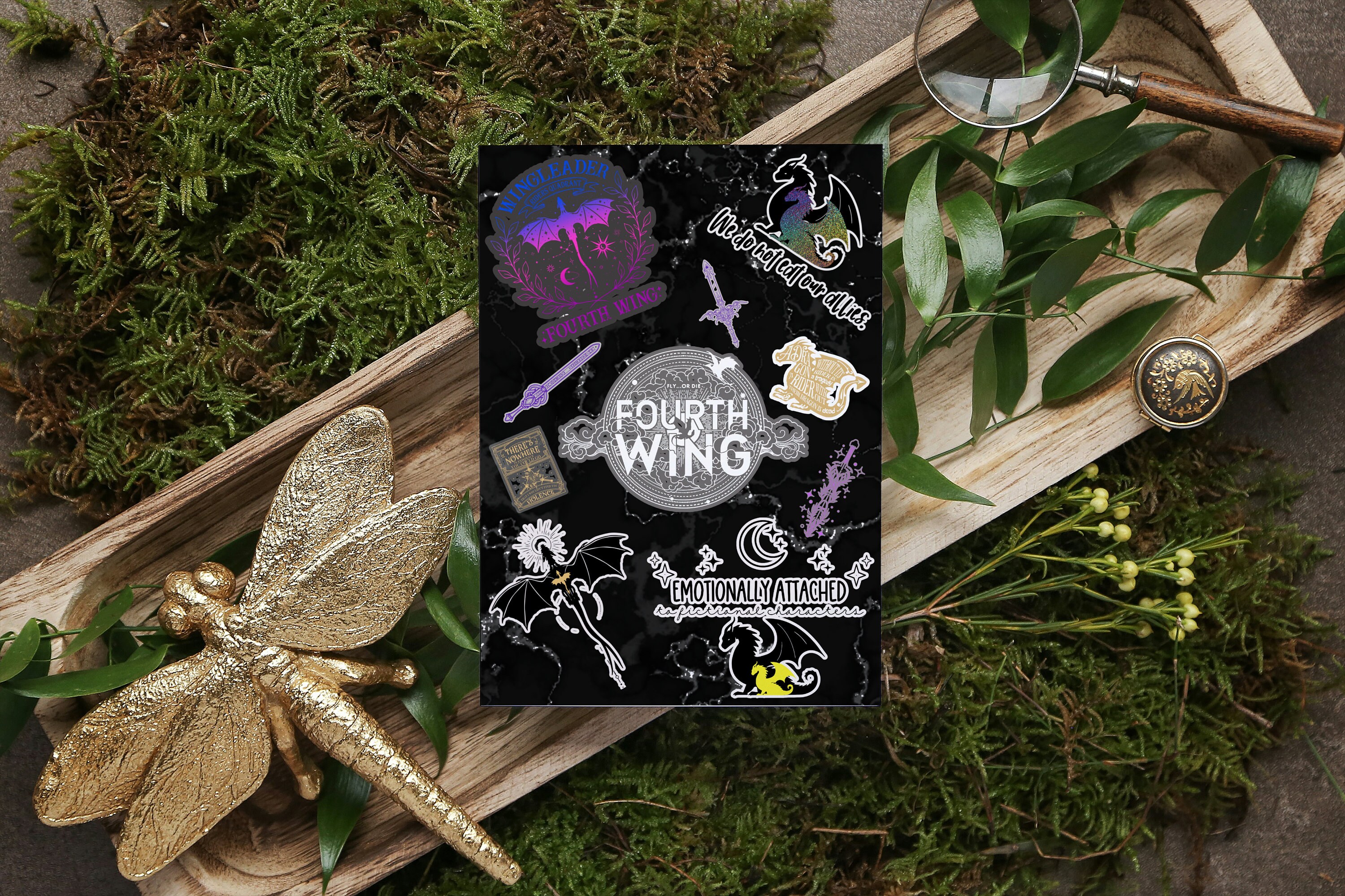 Fourth Wing Inspired Kindle Insert- Basgaith Dragon Digital Download - Etsy