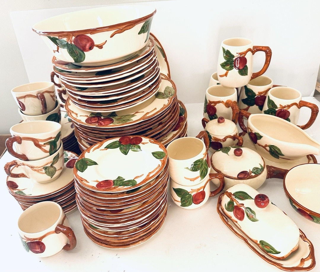 Vintage Franciscan Apple Dinnerware /plates/ Bowls/ Teacups... : Pick ...