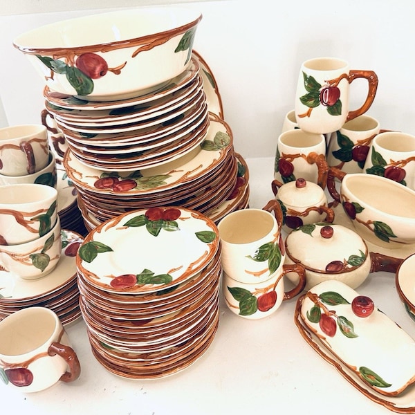 Franciscan Apple Dinnerware - Etsy