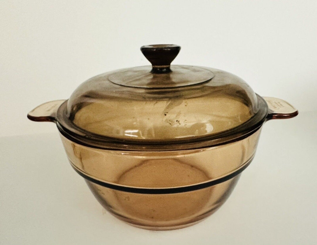 Amber Visions Corning Ware Pyrex Double Boiler Insert V-20-b & Lid V1.5 ...