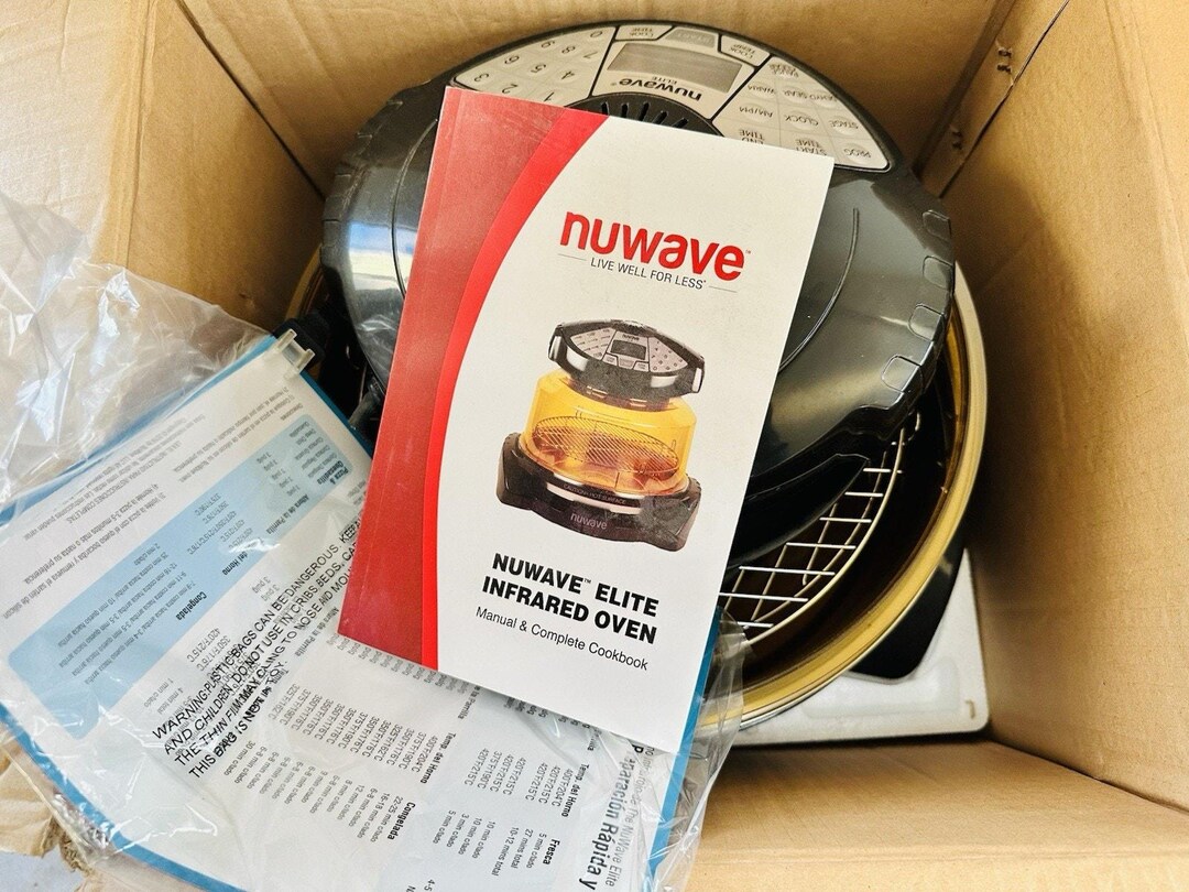 Nuwave Pro Plus Infrared Oven Model 20522_ Amber Dome Open Box Nu Wave ...