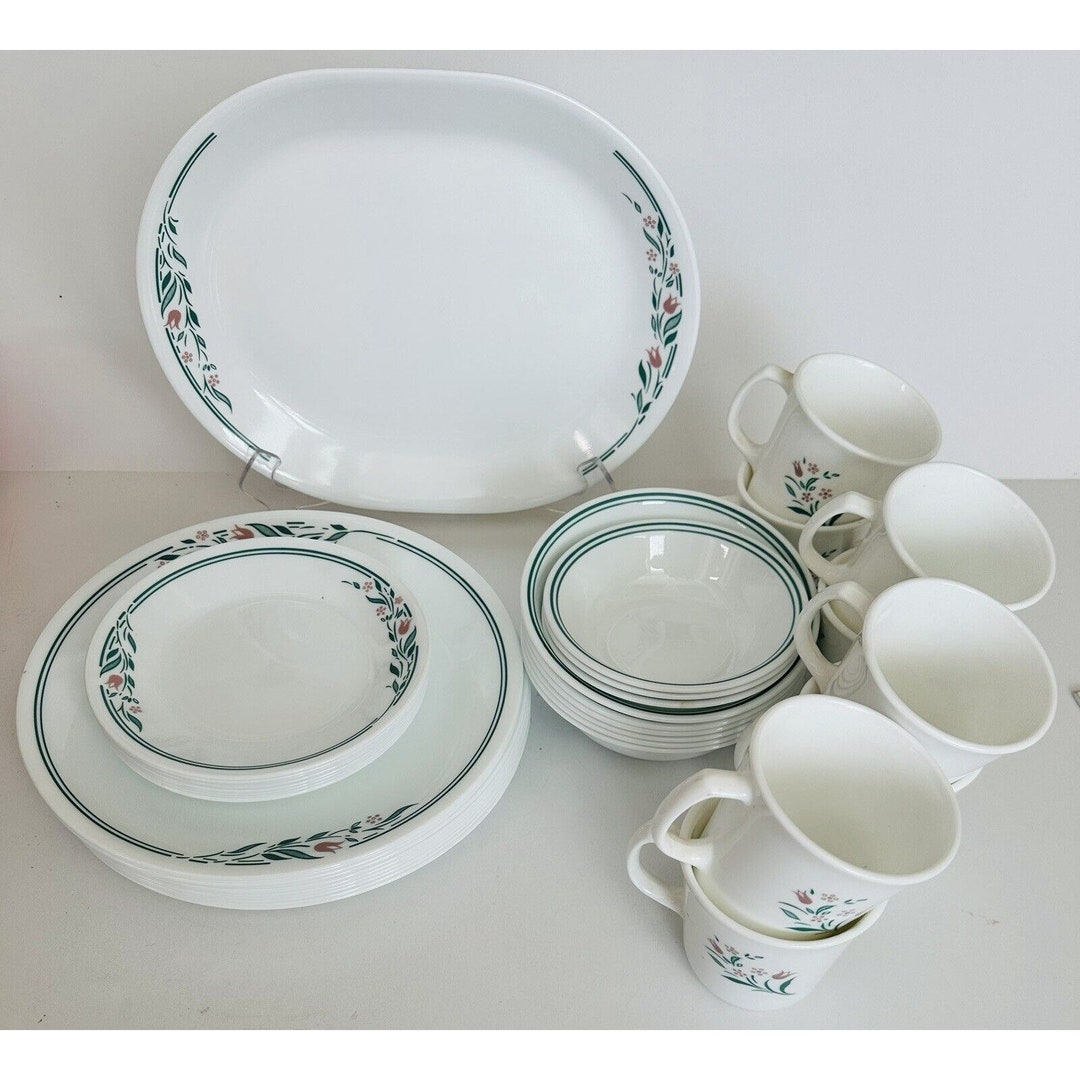 Vintage Corelle Rosemarie _ 32 Pieces in the Set - Etsy
