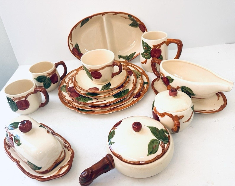 Vintage Franciscan Apple Dinnerware /plates/ Bowls/ Teacups... : Pick ...