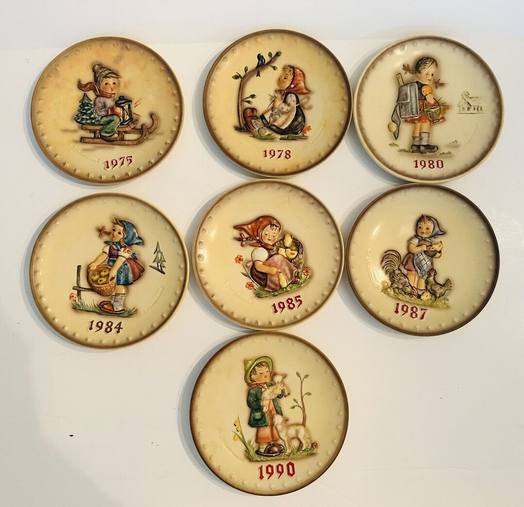 The Hummel Mj Annual Plates_ Collector Plates/ West Germany - Etsy