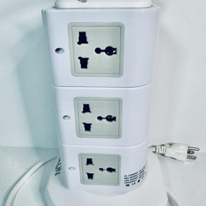 Desktop Power Strip Tower - Multi Plug Power Station With 10 Outlets ...