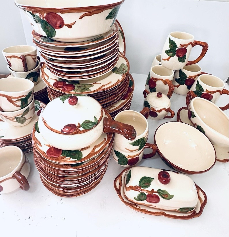 Vintage Franciscan Apple Dinnerware /plates/ Bowls/ Teacups... : Pick ...