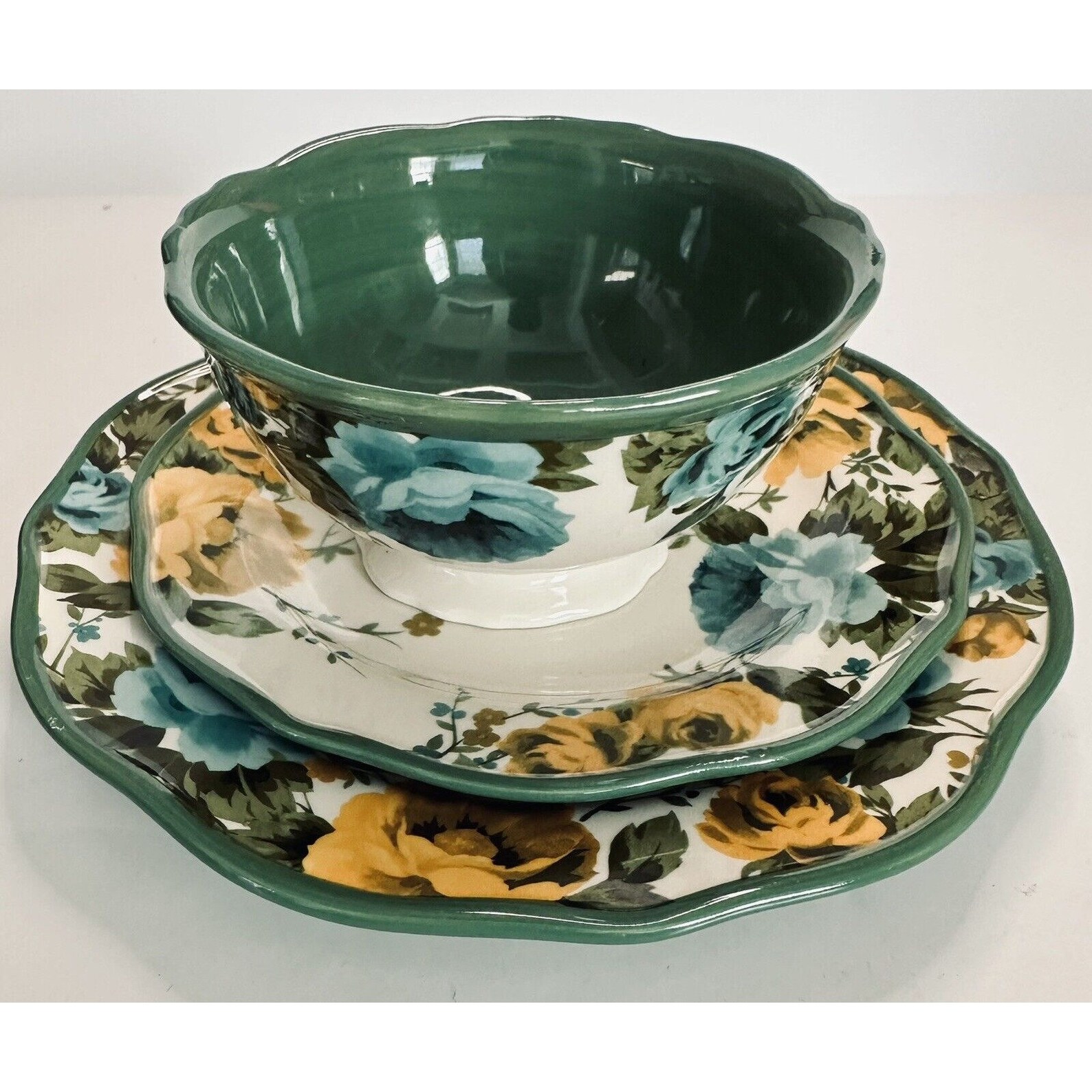 The Pioneer Woman Rose Shadow Dinnerware_ Ceramic Long Term Use_ - Etsy