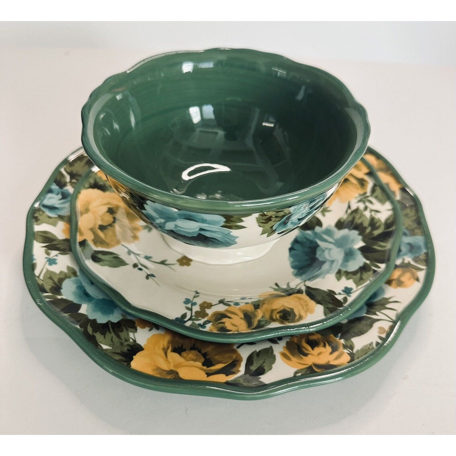 The Pioneer Woman Rose Shadow Dinnerware_ Ceramic Long Term Use_ - Etsy