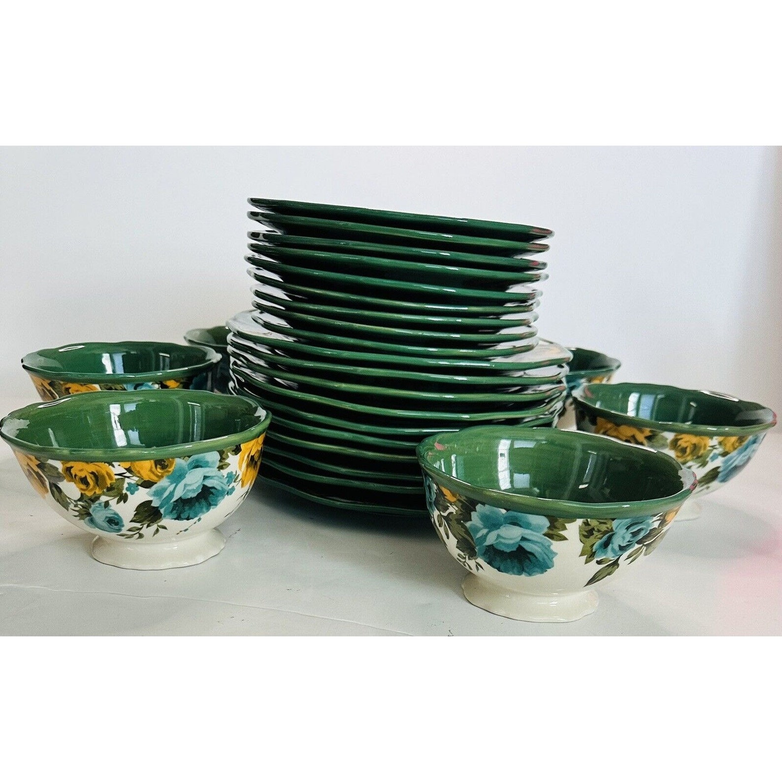 The Pioneer Woman Rose Shadow Dinnerware_ Ceramic Long Term Use_ - Etsy