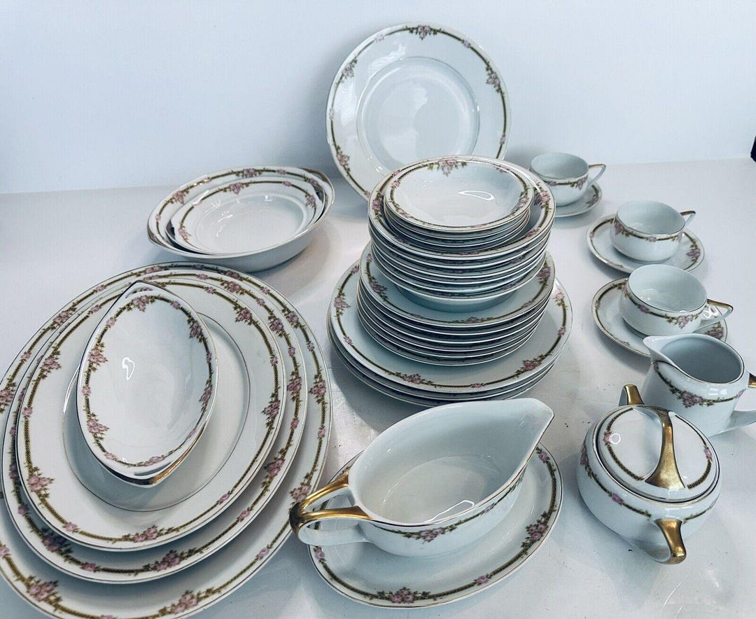 Pfeiffer Lowenstein Antoinette Mignon Czechoslovakia Rose, Set for ...