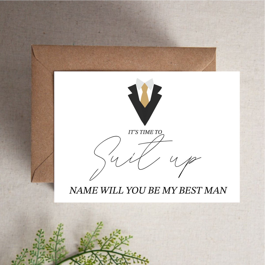Groomsmen Proposal Cards, Digital, Printable Proposals Cards - Etsy