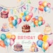 Birthday Party Clipart Bundle Watercolor, Clipart for Commercial Use ...