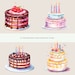 Birthday Cake Clipart, Clipart for Commercial Use, Transparent Pngs ...