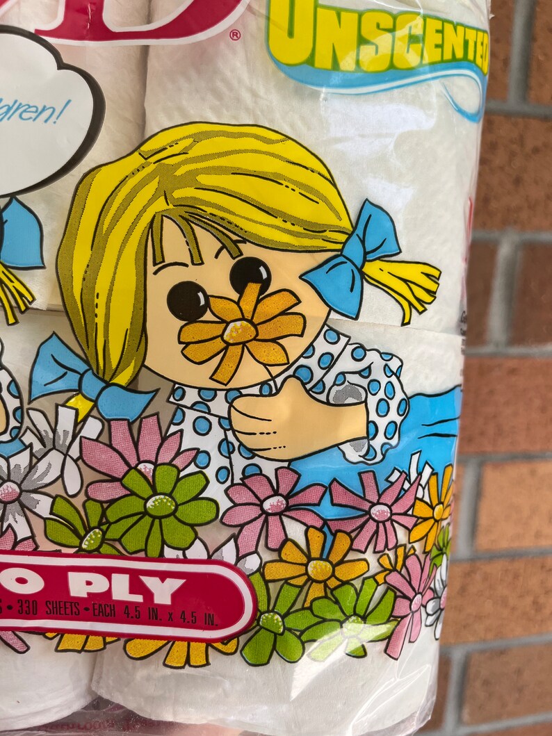 NOS Vintage MD Brand Toilet Paper | Bathroom 60s 70s 80s Kitsch Groovy ...