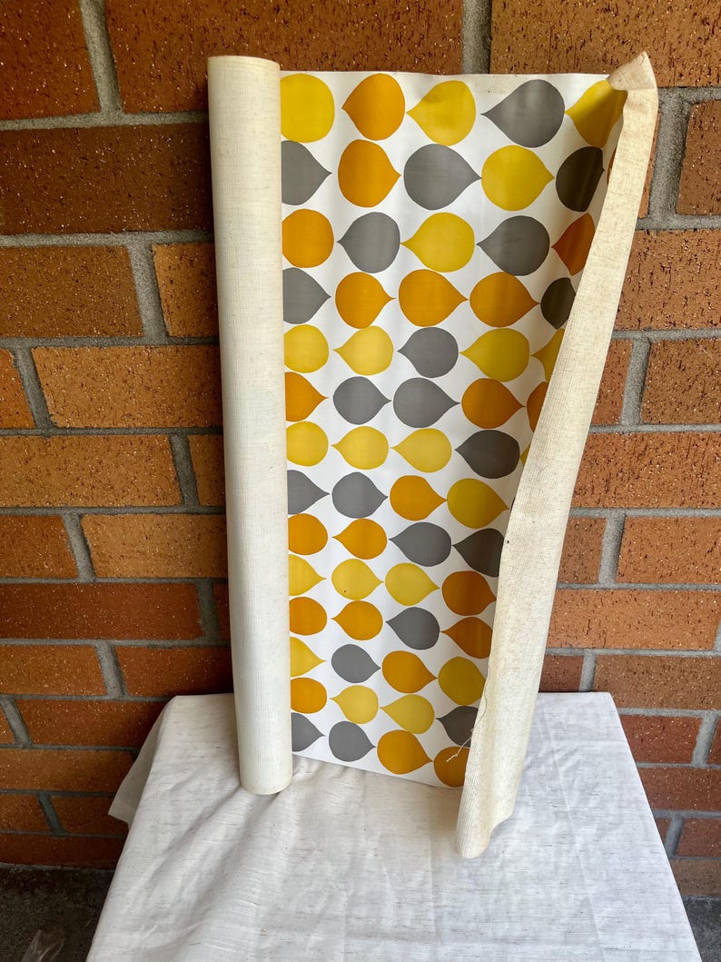 Groovy Raindrop Pattern Vintage Wallpaper | 70s Groovy Retro Funky ...
