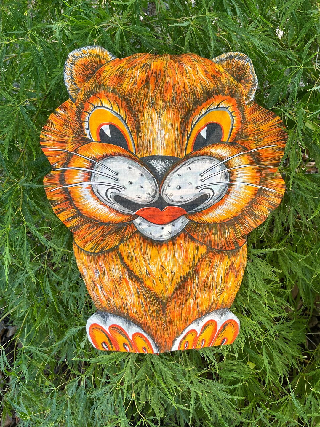 Vintage 60s Richard the Lion Cut & Sew Kitsch Circus Pillow Stuffed ...