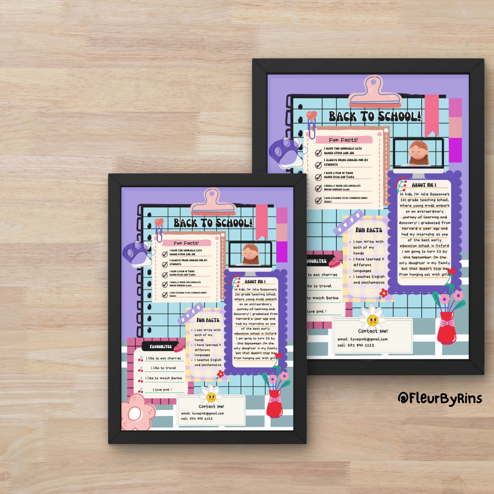 Back to School Teacher Flyer, Meet the Teacher Template, Editable ...