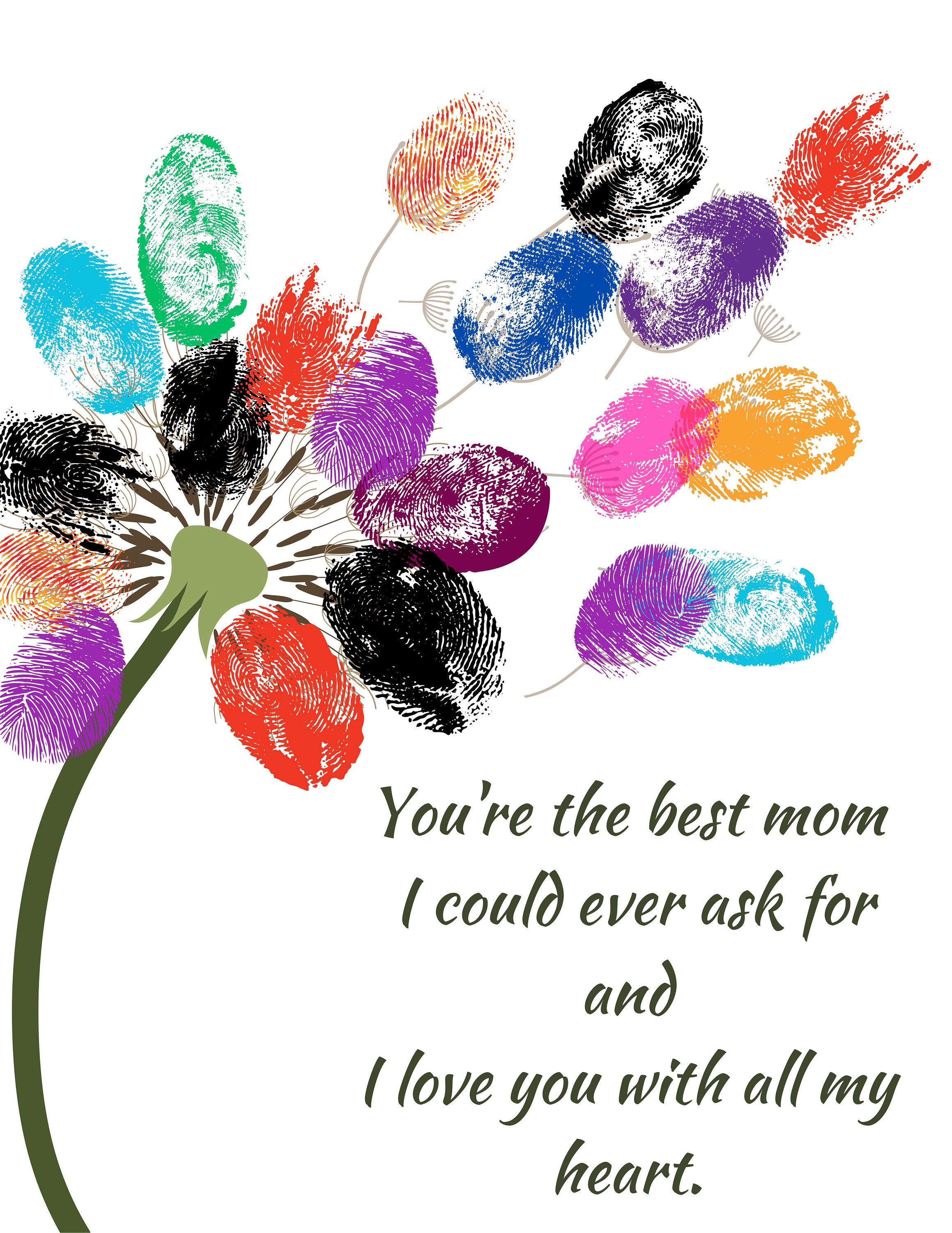 Celebrate Mother's Day With Adorable Handprint Art: Easy DIY Gift Idea ...
