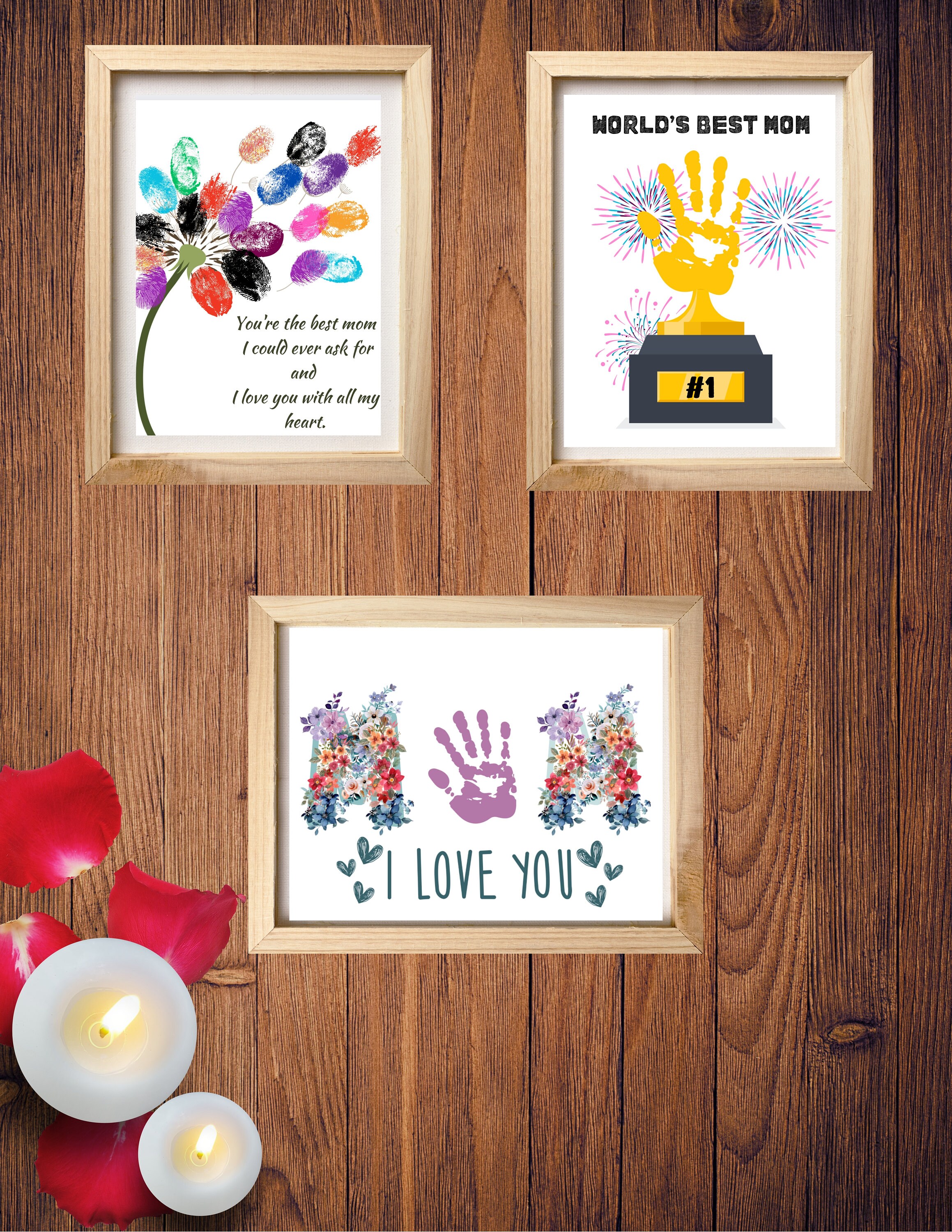 Celebrate Mother's Day With Adorable Handprint Art: Easy DIY Gift Idea ...