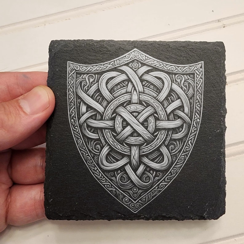 Intricate Celtic Knot Designs for Laser Engraving on Slate Tiles - Set ...