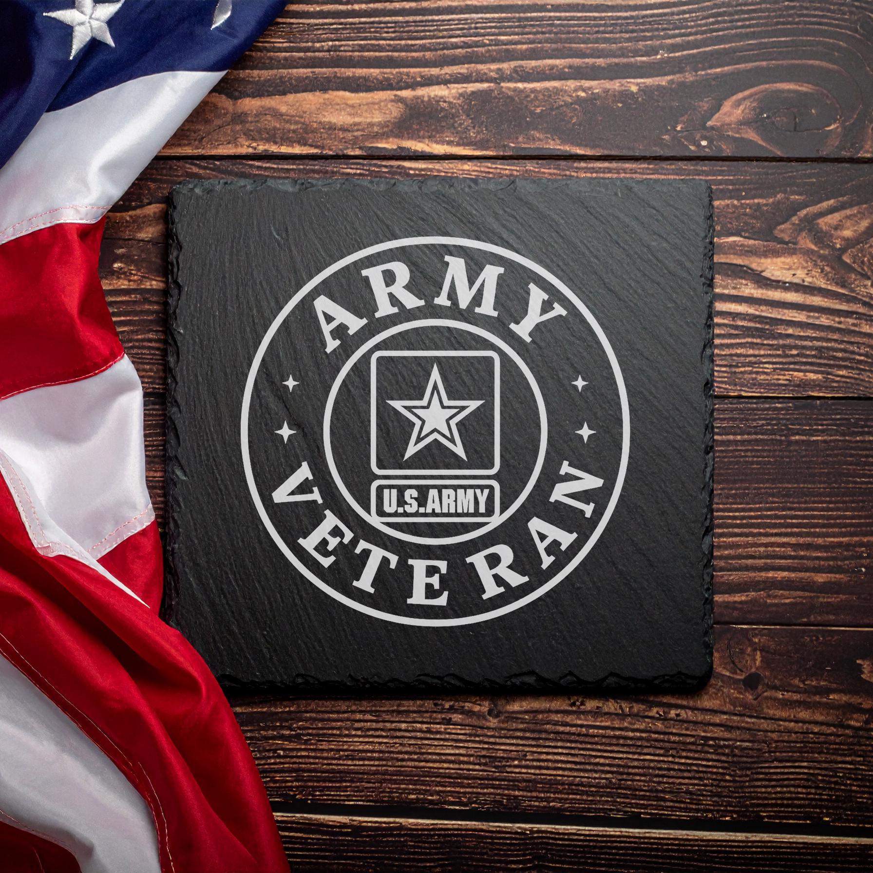 US Army Laser Engraving Designs: 4x4" Slate Tiles (digital Files) - Etsy