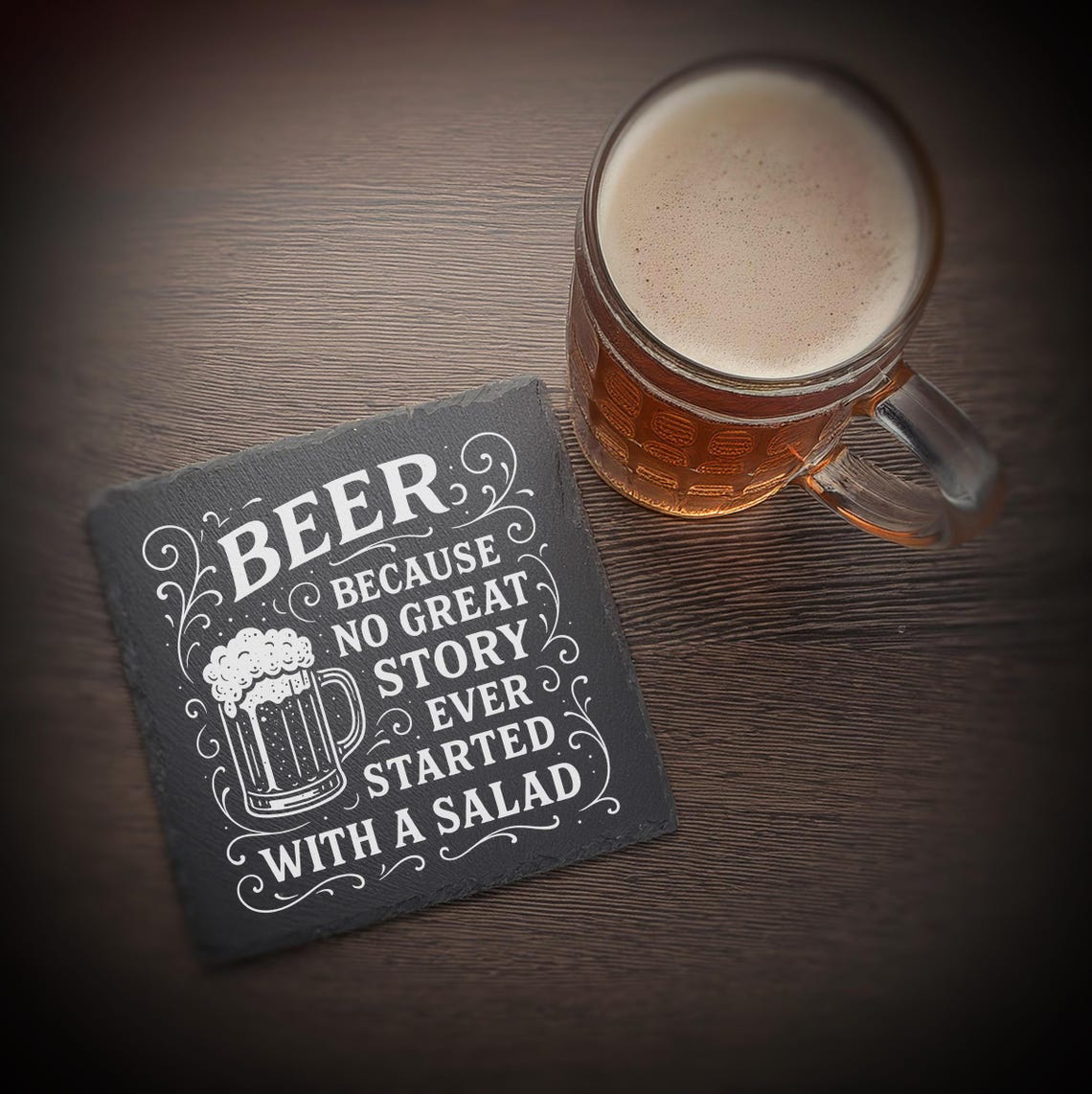 Beer Bartender Digital Files for Laser Engraving 4x4" Slate Coasters - Etsy