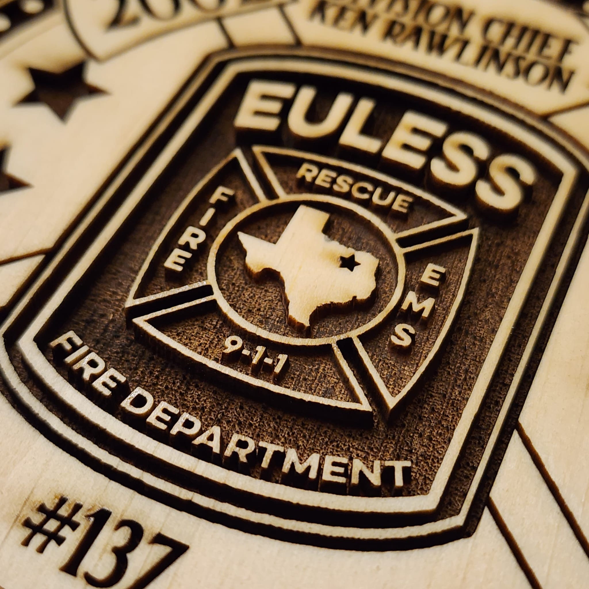 Personalized Laser Engraved Fire and Police Sevice Awards and ...