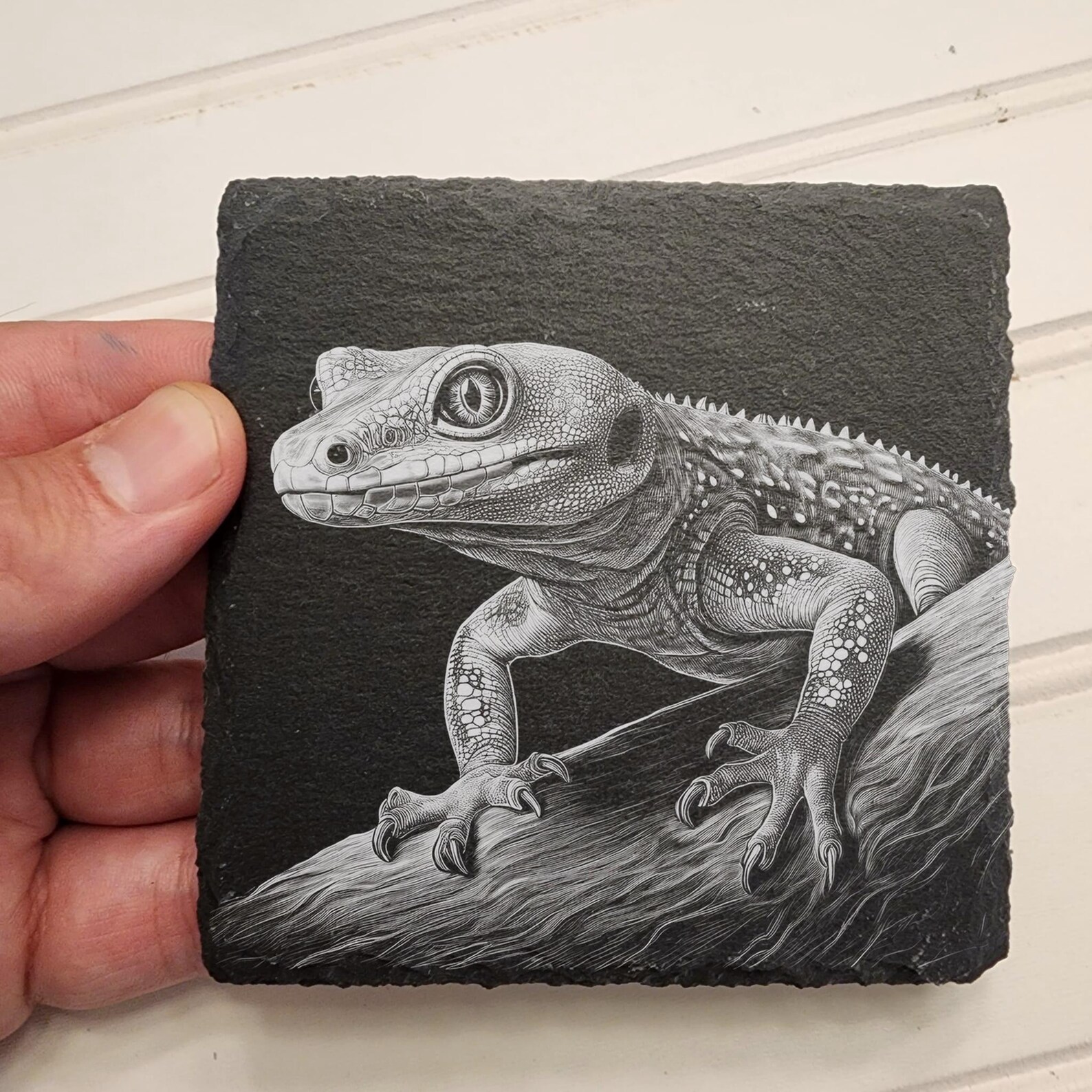 Reptile & Amphibian Laser Engraving Files: 4x4" Slate Tile Art (digital ...