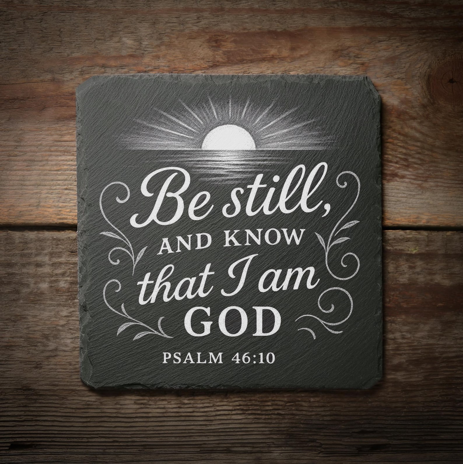 12 Bible Scripture Digital Files for Laser Engraving 4x4" Slate ...