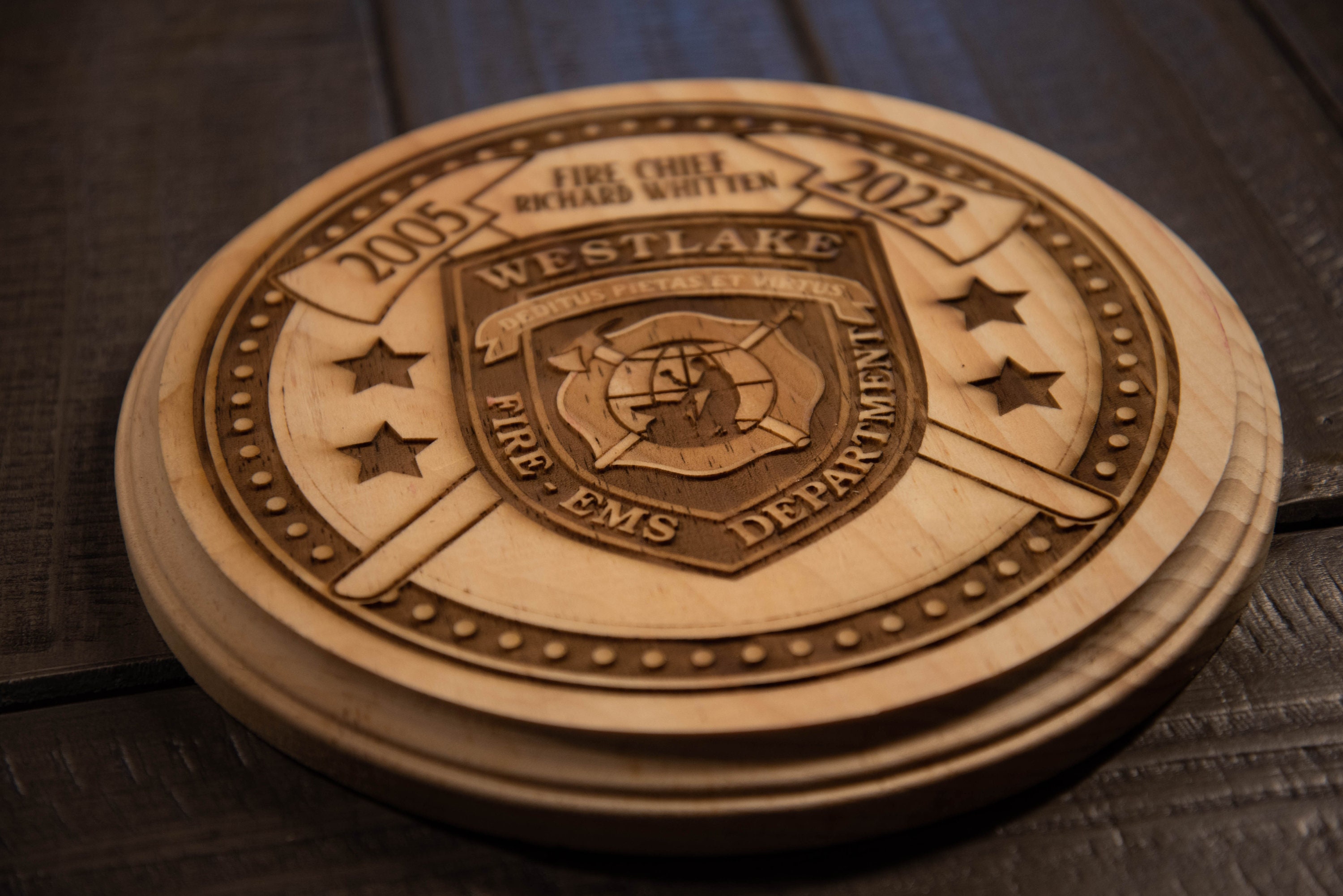 Personalized Laser Engraved Fire and Police Sevice Awards and ...