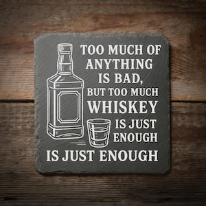 9 Whiskey Digital Files for Laser Engraving 4x4" Slate Coasters - Etsy