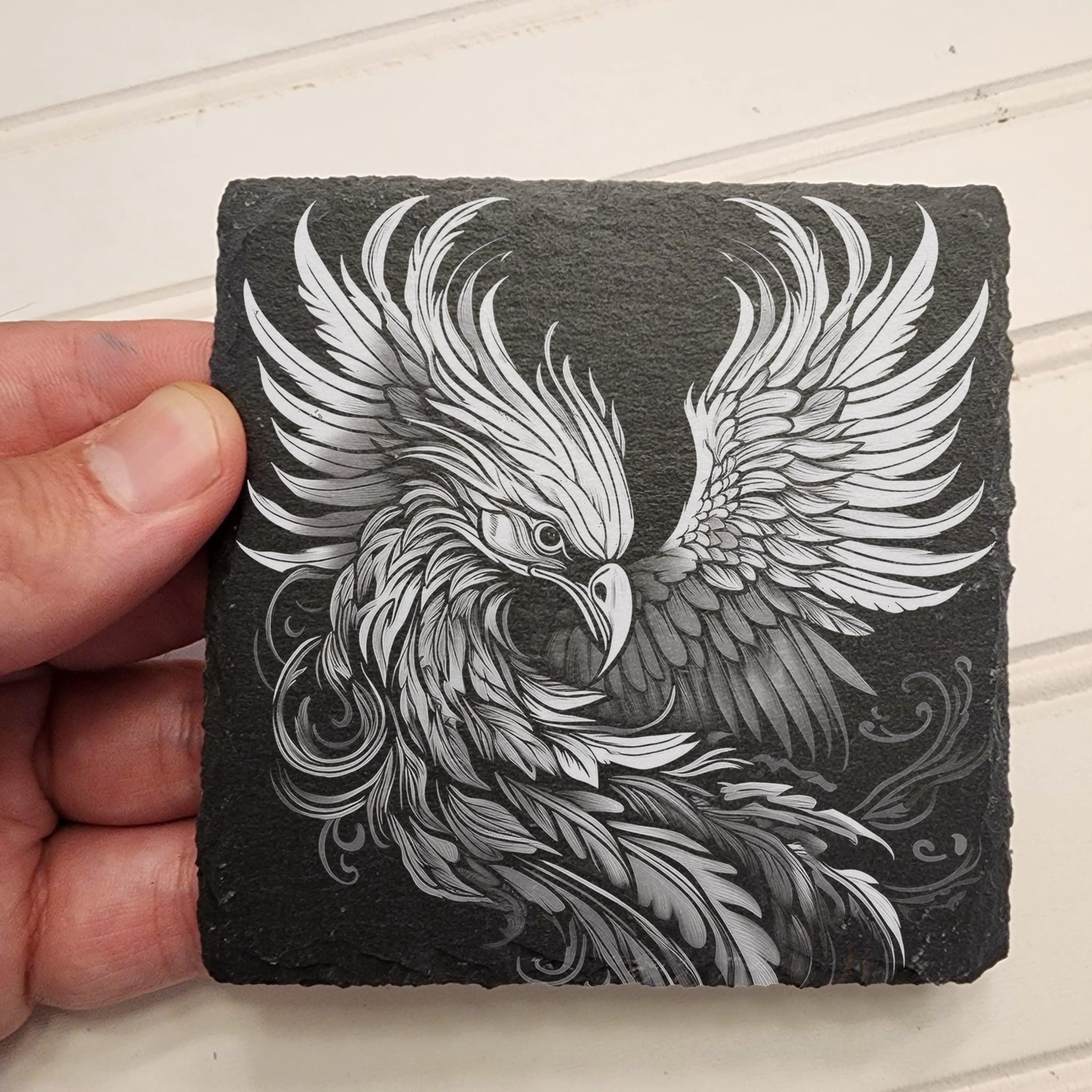 9 Phoenix Digital Files for Laser Engraving 4x4" Slate Tiles - Etsy