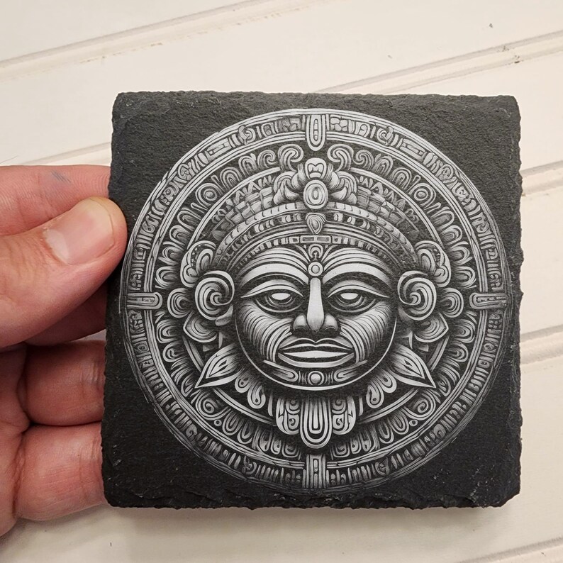 8 Mayan Digital Files for Laser Engraving 4x4" Slate Tiles - Etsy