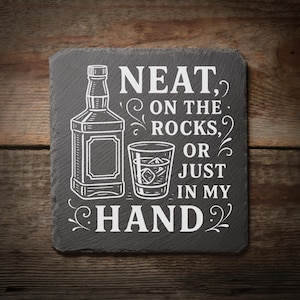 9 Whiskey Digital Files for Laser Engraving 4x4" Slate Coasters - Etsy