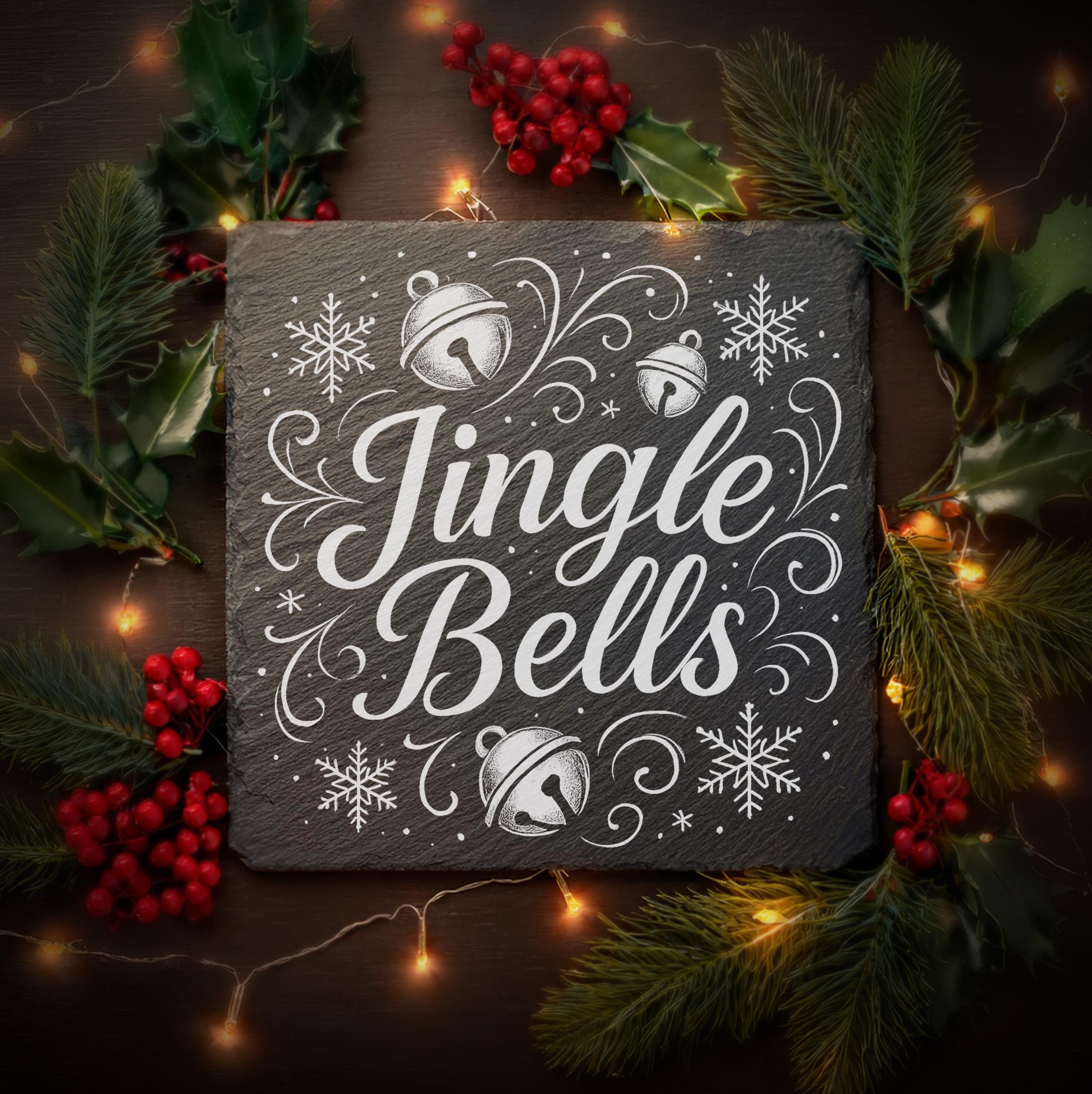 Christmas Song Digital Files for Laser Engraving 4x4" Slate Coasters - Etsy
