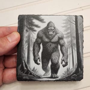 12 Bigfoot Digital Files for Laser Engraving 4x4" Slate Tiles - Etsy