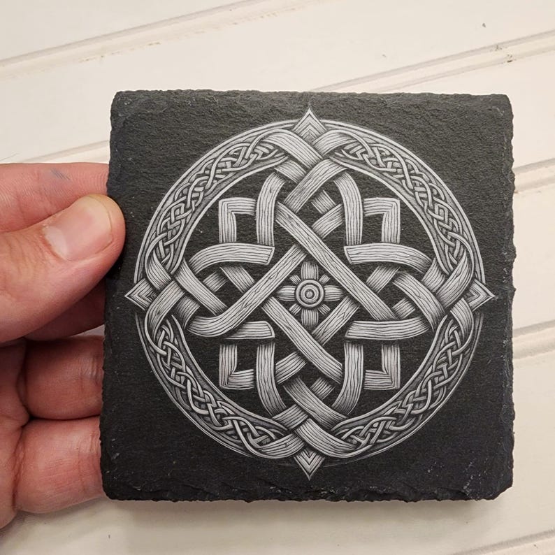 9 Celtic Knot Digital Files for Laser Engraving 4x4 Slate Tiles - Etsy ...