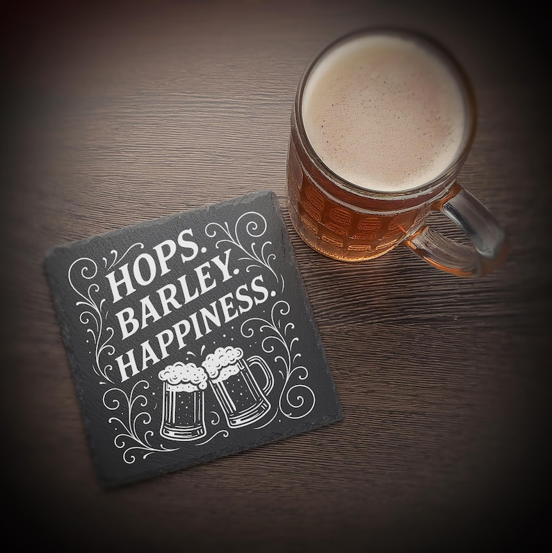 Beer Bartender Digital Files for Laser Engraving 4x4" Slate Coasters - Etsy