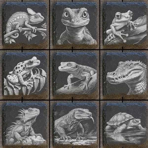 Reptile Tiles - Etsy