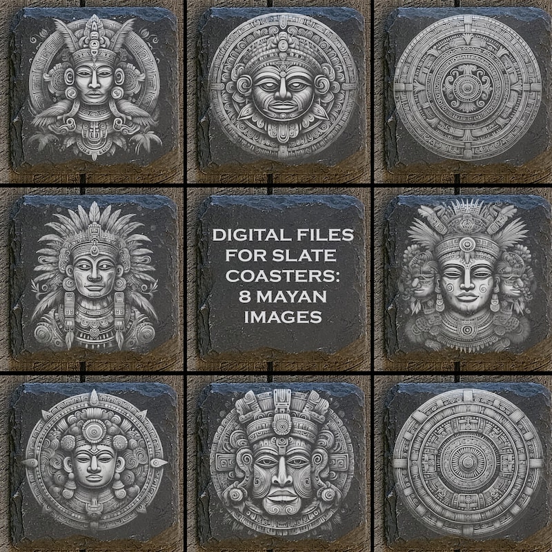 Mayan Tiles - Etsy