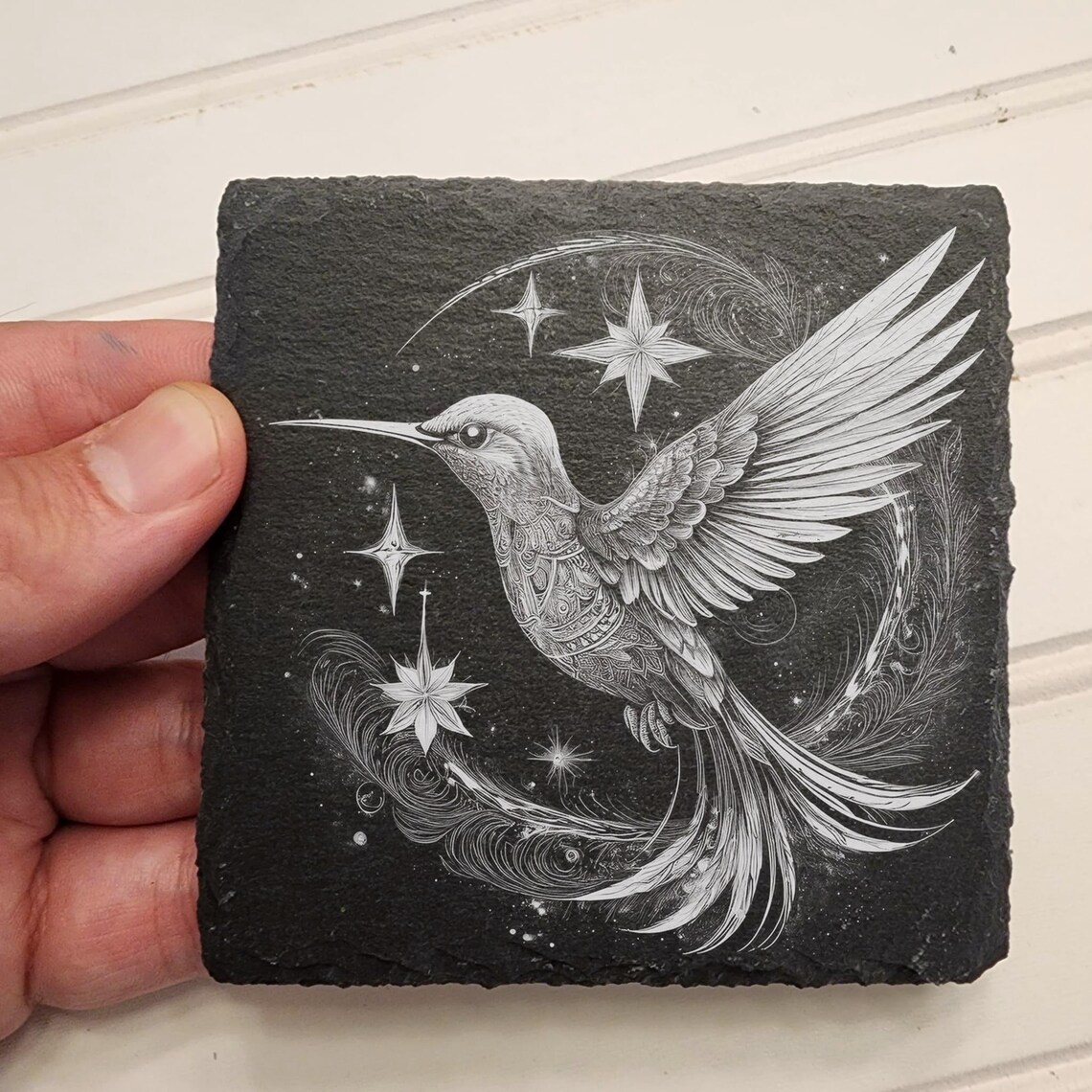 8 Hummingbird Digital Files for Laser Engraving 4x4" Slate Tiles - Etsy