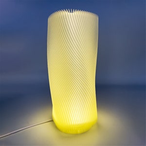 3D Print Creative Night Light Geometry Spiral Shape Home Mood Lamp - Etsy